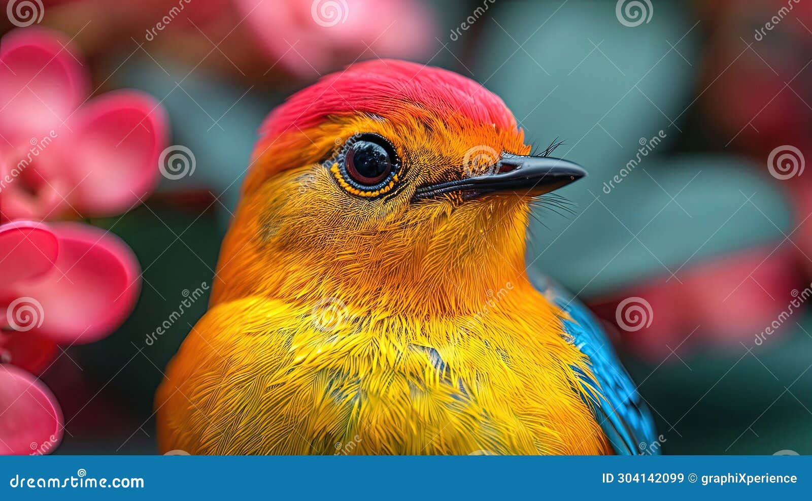 Colorful Bird Printout stock illustration. Illustration of wildlife ...