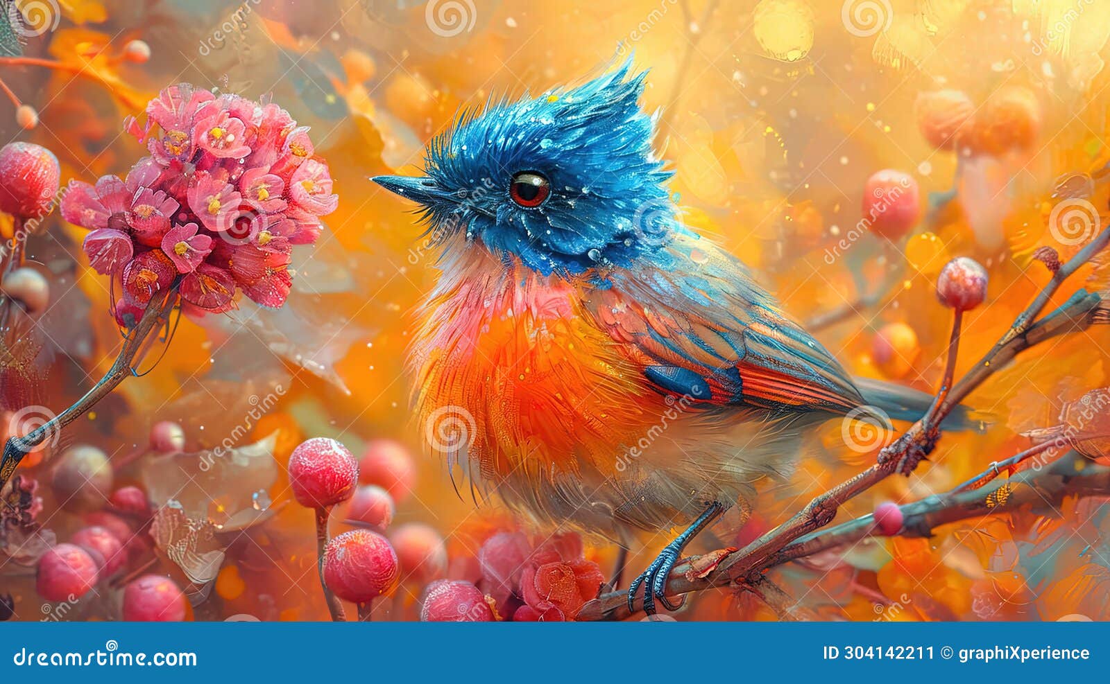 Colorful Bird Printout stock illustration. Illustration of isolated ...