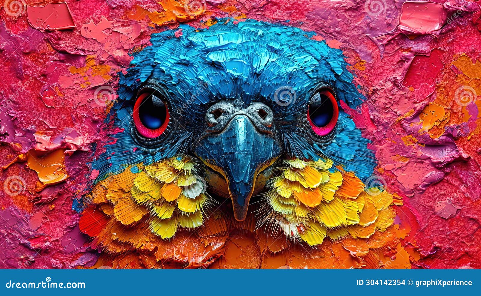 Colorful Bird Printout stock illustration. Illustration of green ...