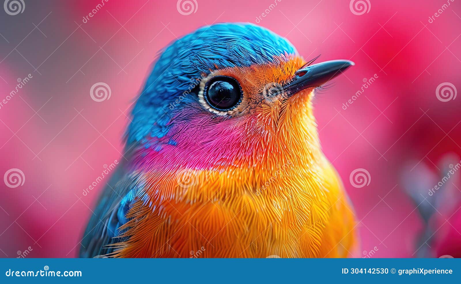Colorful Bird Printout stock illustration. Illustration of exotic ...