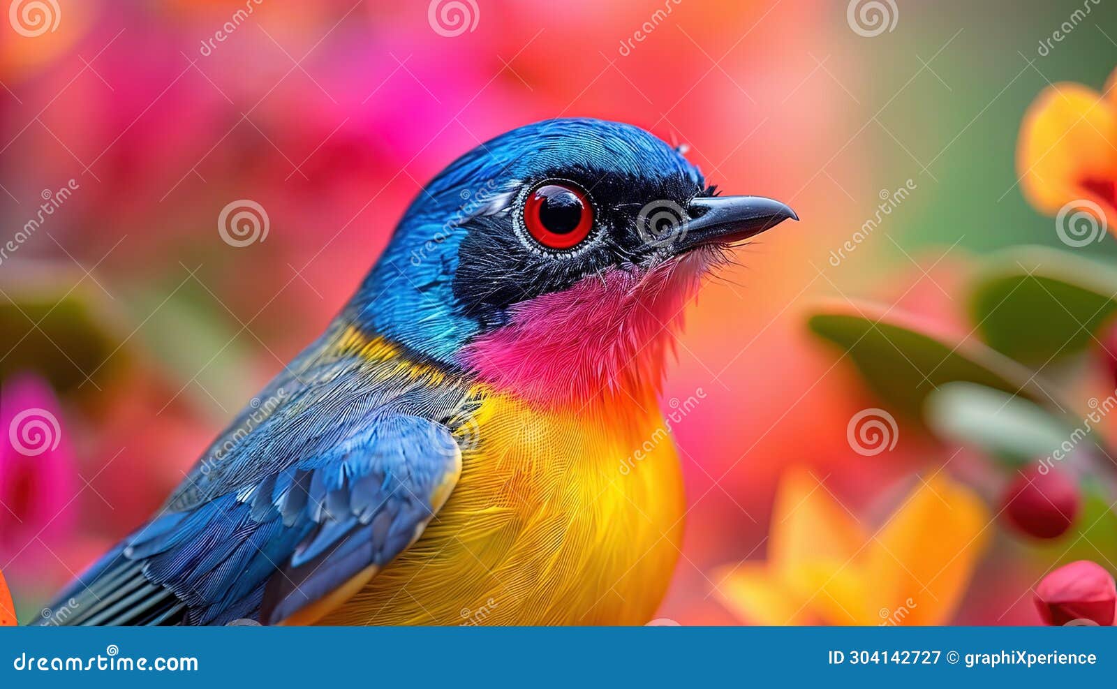 Colorful Bird Printout stock illustration. Illustration of colors ...
