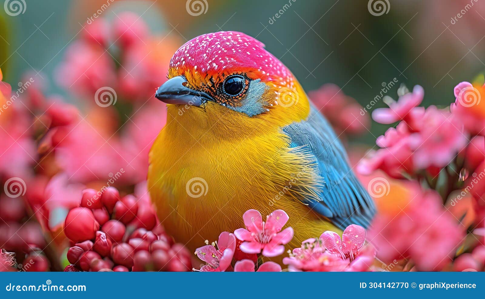 Colorful Bird Printout stock illustration. Illustration of usage ...