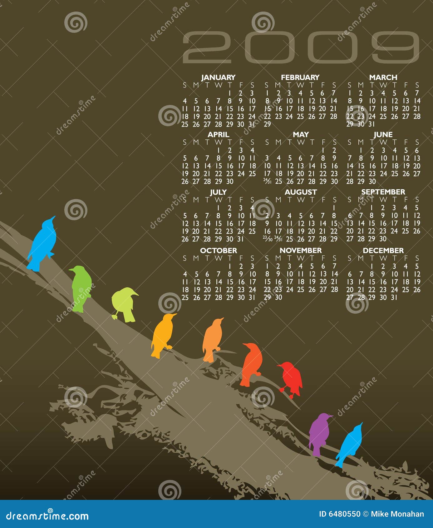 Birds Calendar Stock Illustrations – 1,404 Birds Calendar Stock ...