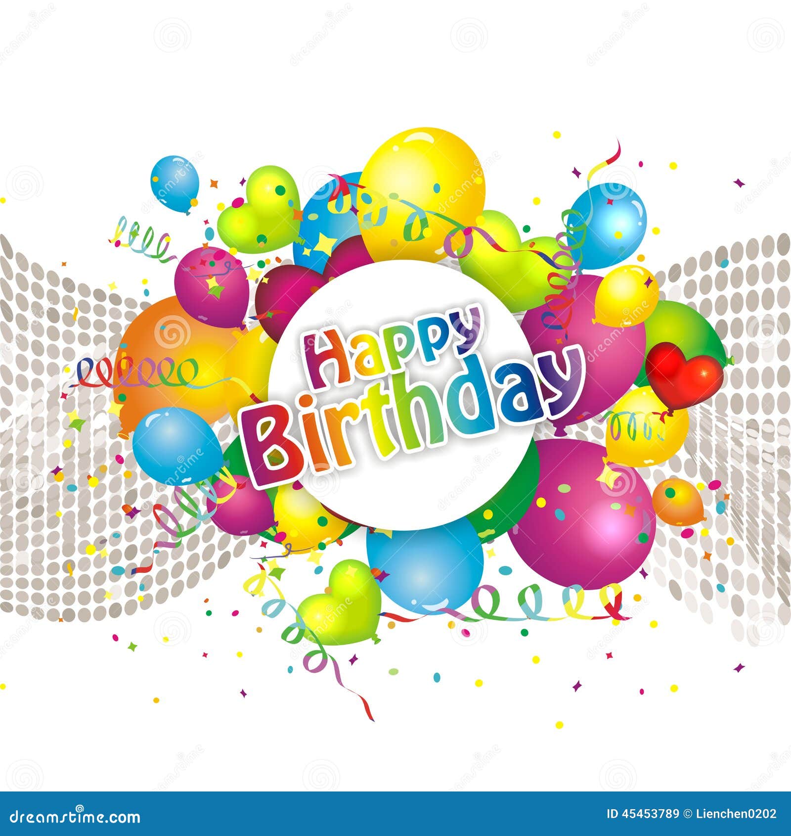 Colorful Birthday Background Stock Vector - Illustration of banner ...