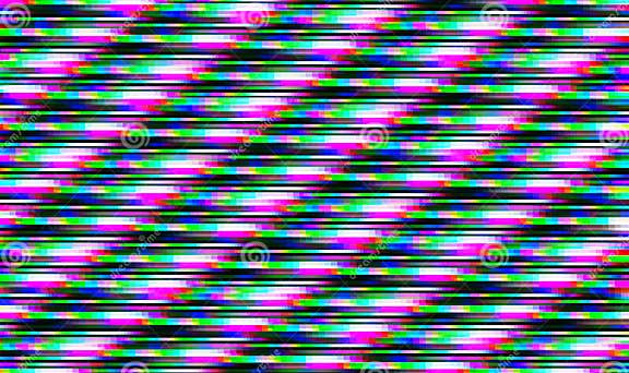 Colorful 8-bit Glitch Pixel Abstract Illustration Stock Illustration ...