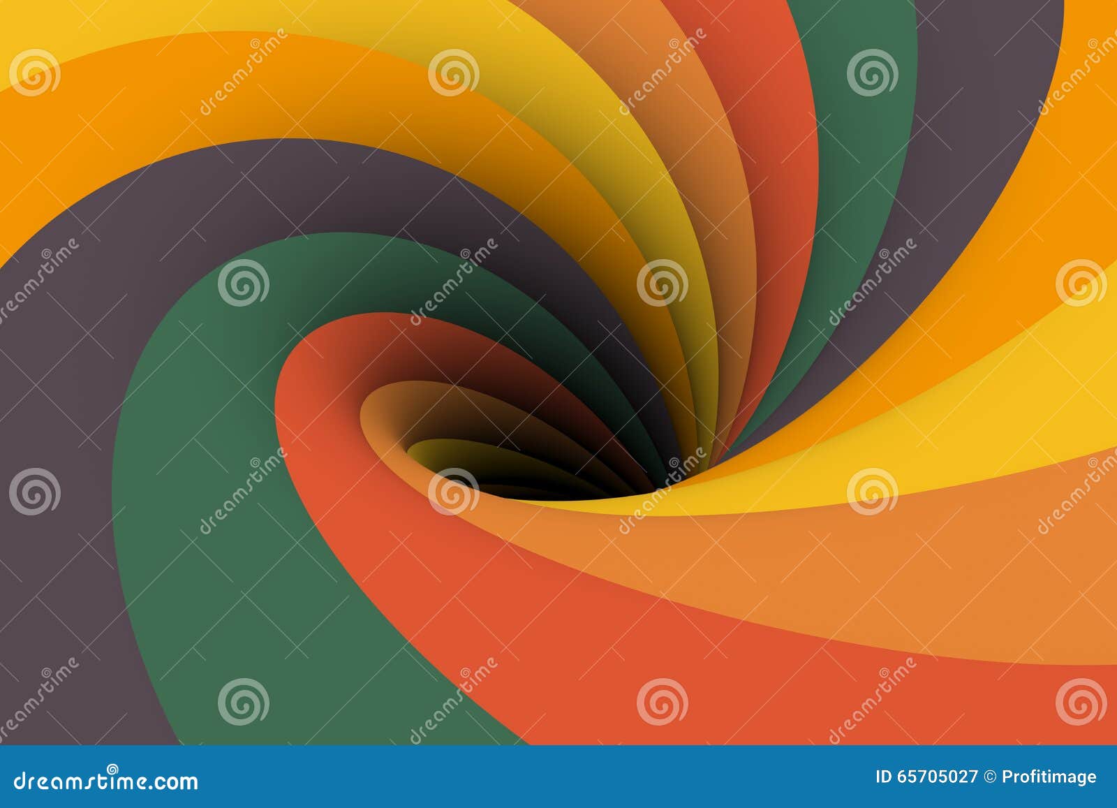 Colorful Black Hole Background Stock Illustration - Illustration of ...