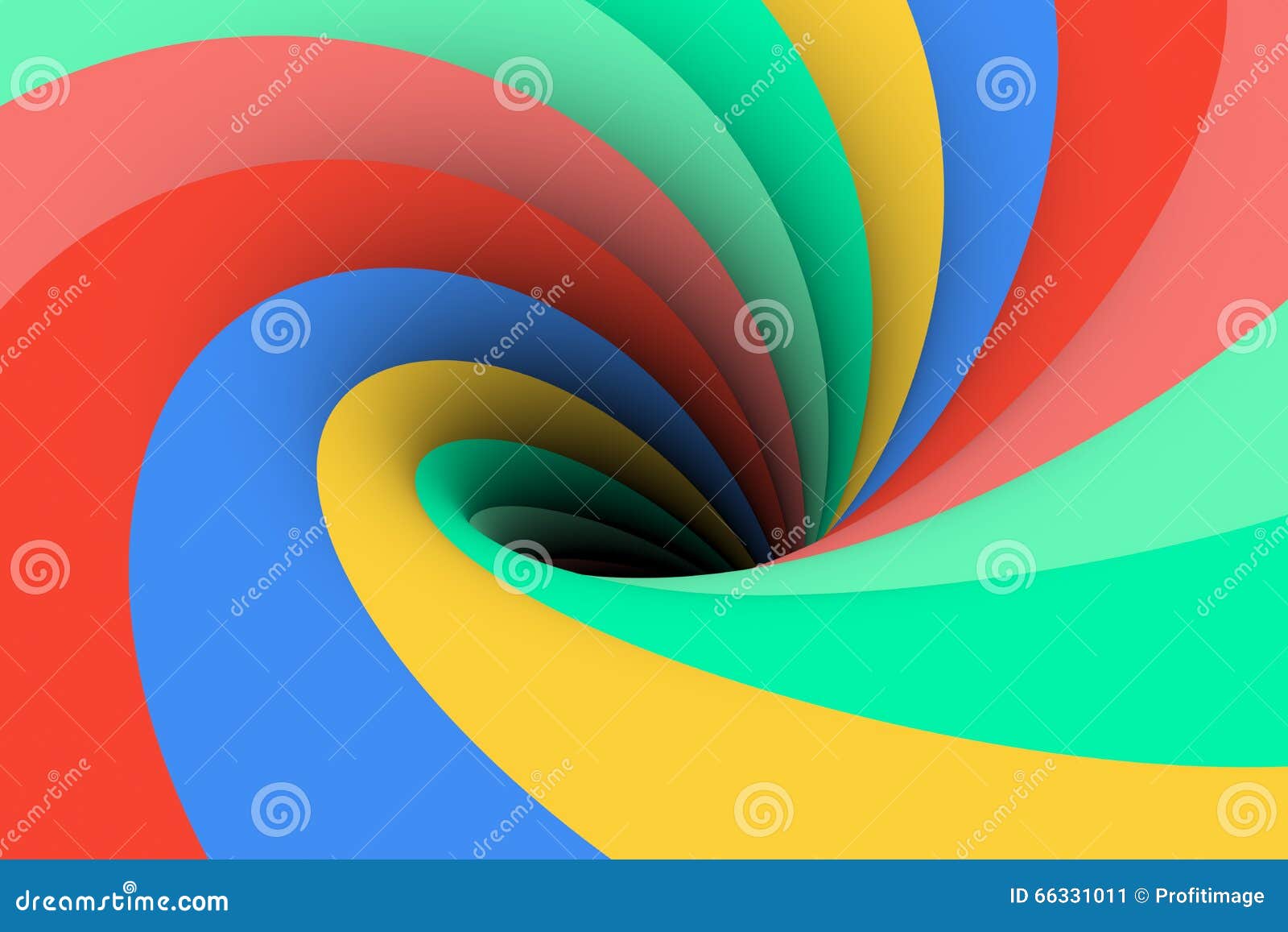Colorful Black Hole Background Stock Illustration - Illustration of ...
