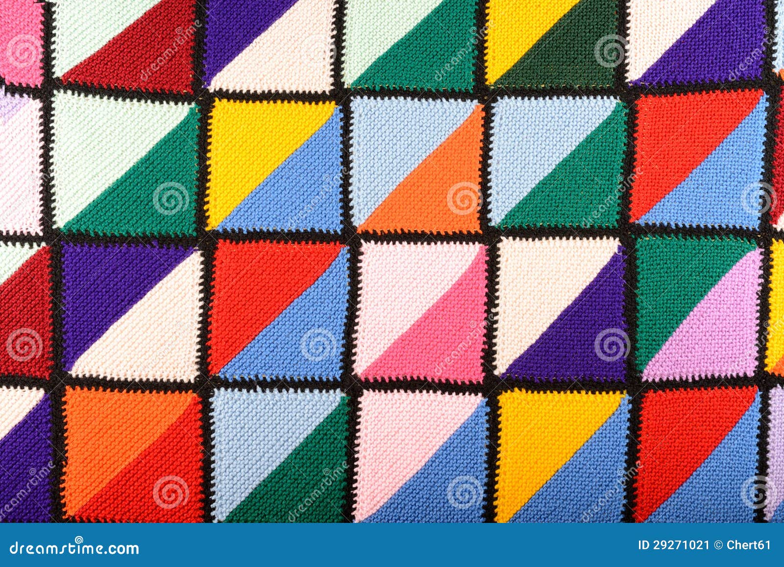 Colorful blanket stock image. Image of pattern, textured - 29271021