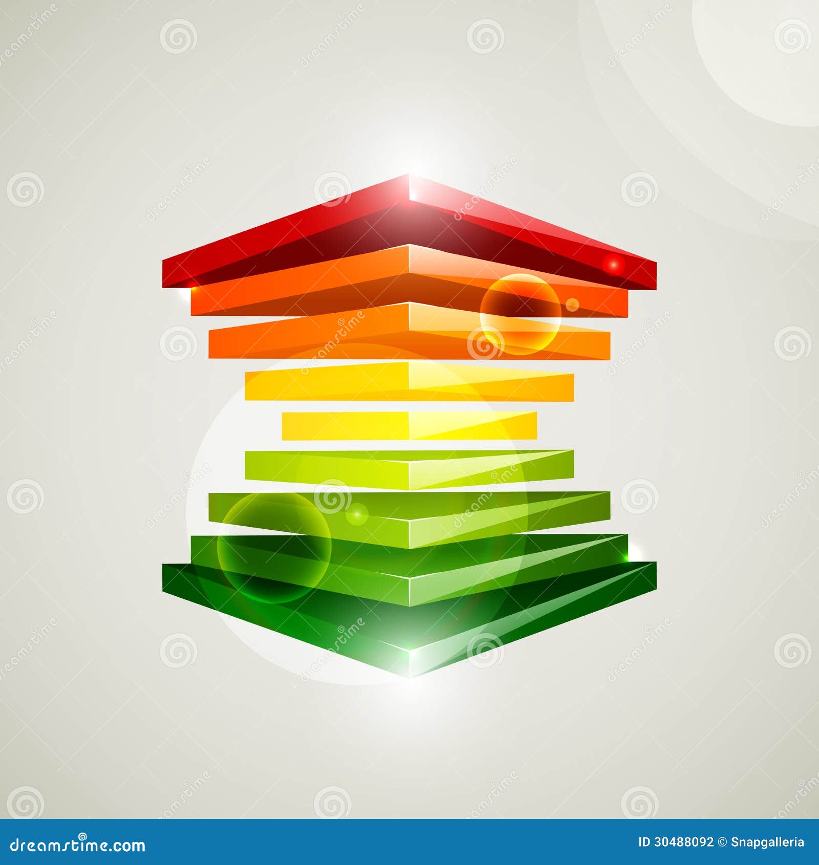 Colorful Block for Business Presentation Stock Vector - Illustration of ...