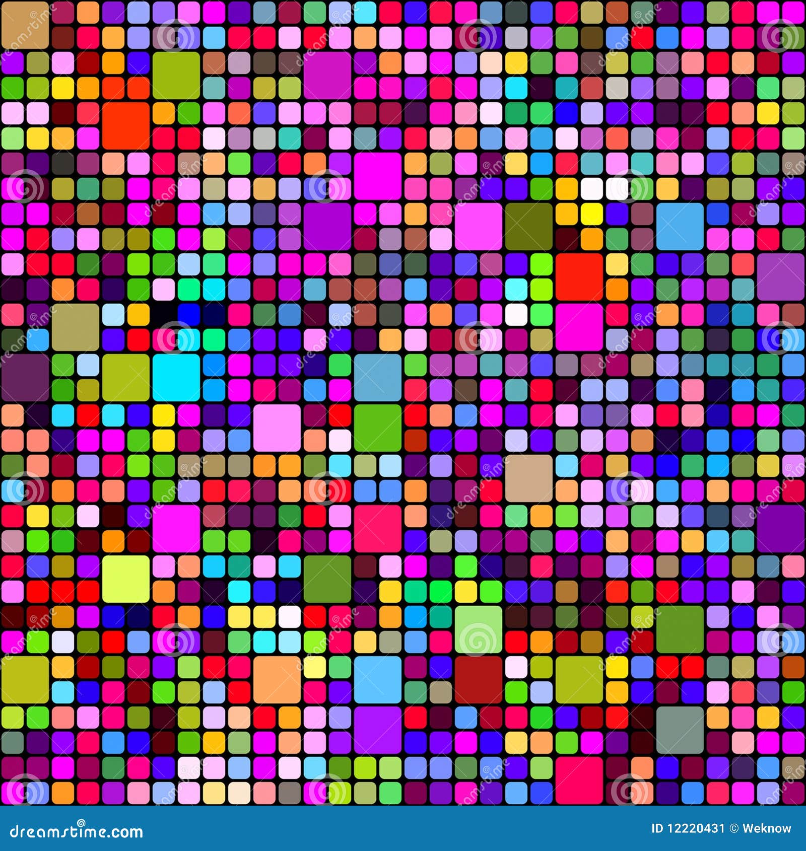 Colorful blocks stock illustration. Illustration of futuristic - 12220431