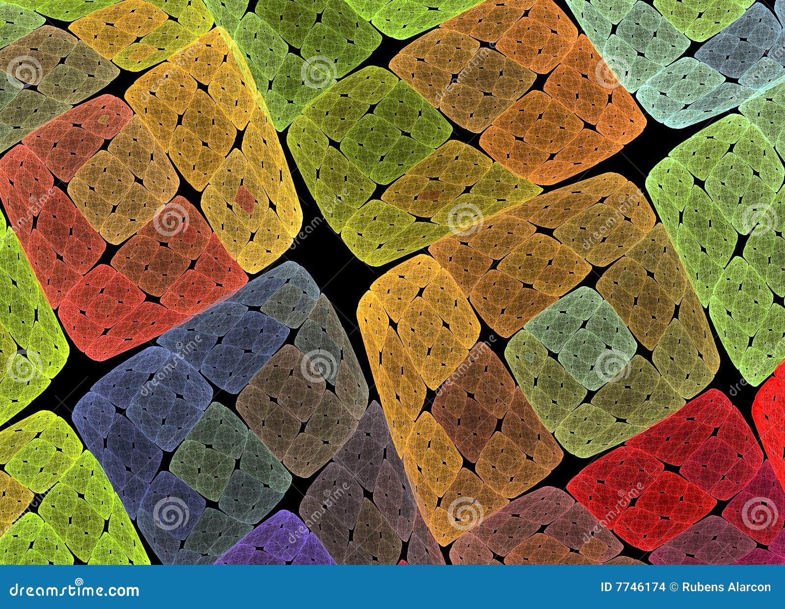 Colorful blocks stock illustration. Illustration of kaleidoscope - 7746174