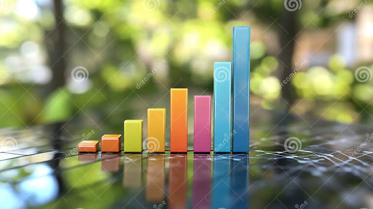 Colorful Blocks Arranged in a Manner that Resembles a Graph or Chart ...