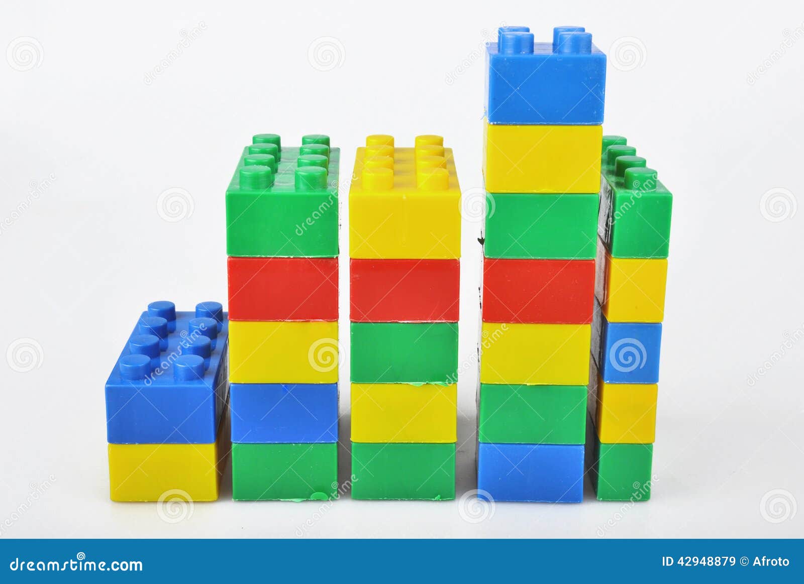 Colorful blocks stock image. Image of connected, green - 42948879