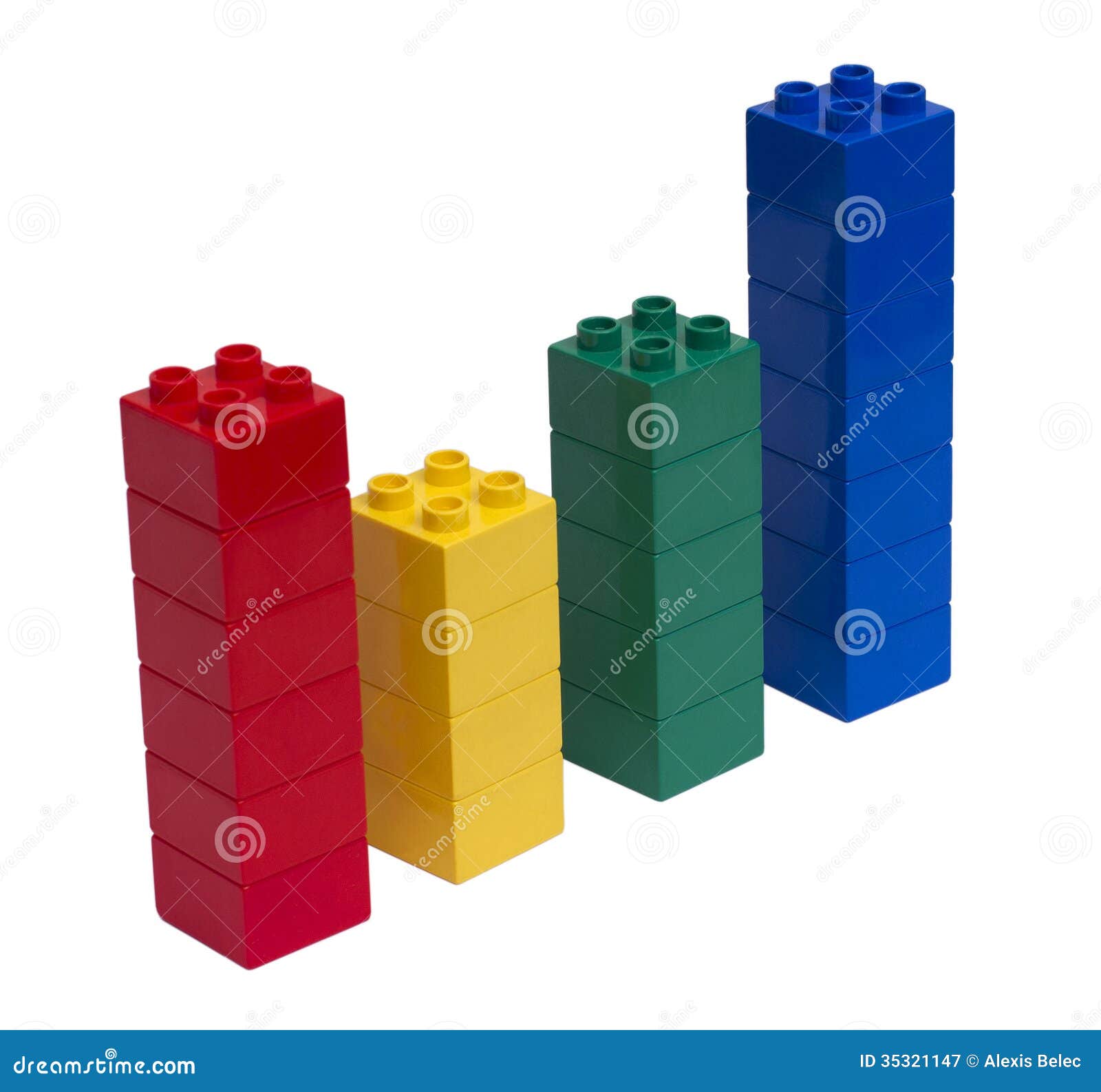 Colorful blocks graph stock image. Image of green, white - 35321147