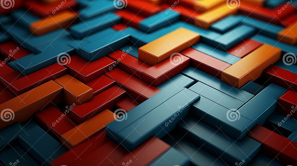 Colorful Blocks Wallpapers Hd Wallpapers Stock Illustration ...