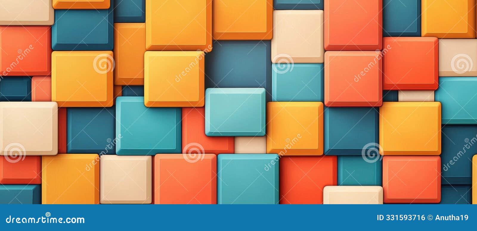 Colorful Blocky Pixel Art Grid Pattern with a Classic 8-bit Aesthetic ...