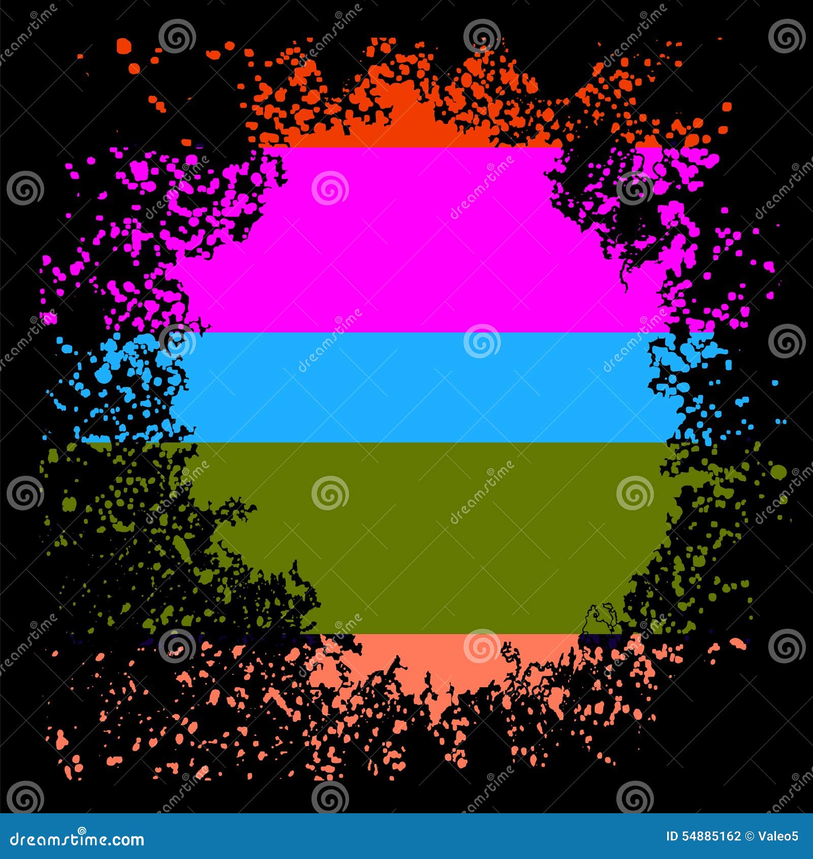 Colorful Blot stock vector. Illustration of design, blotch - 54885162