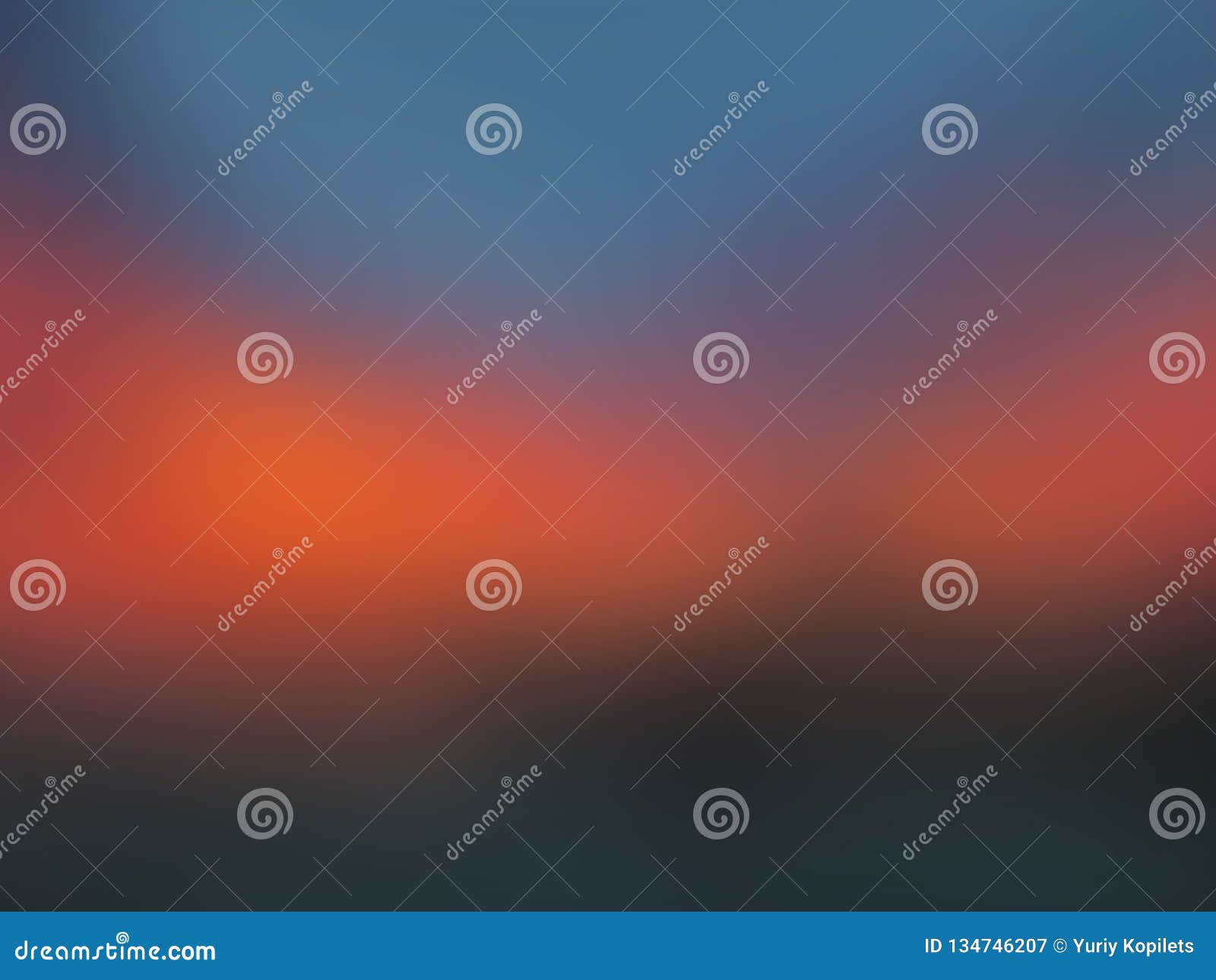 Colorful Blue and Orange Red Abstract Background with Vignette ...