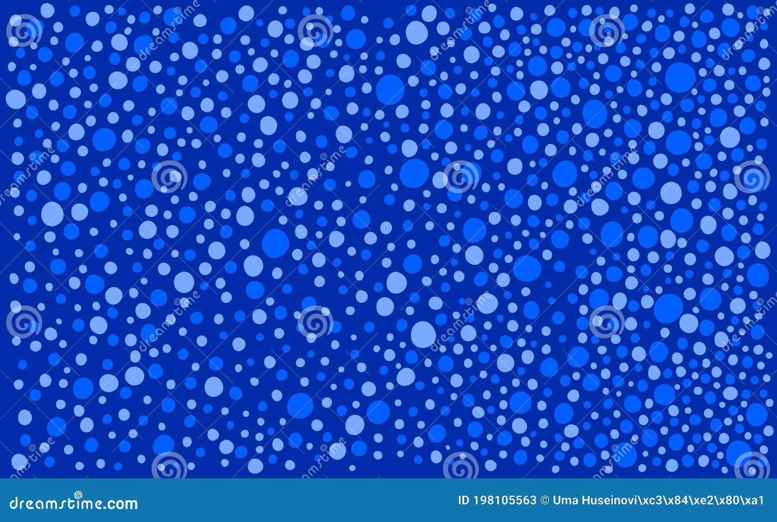 Colorful Blue Spotted Abstract Background Stock Illustration ...