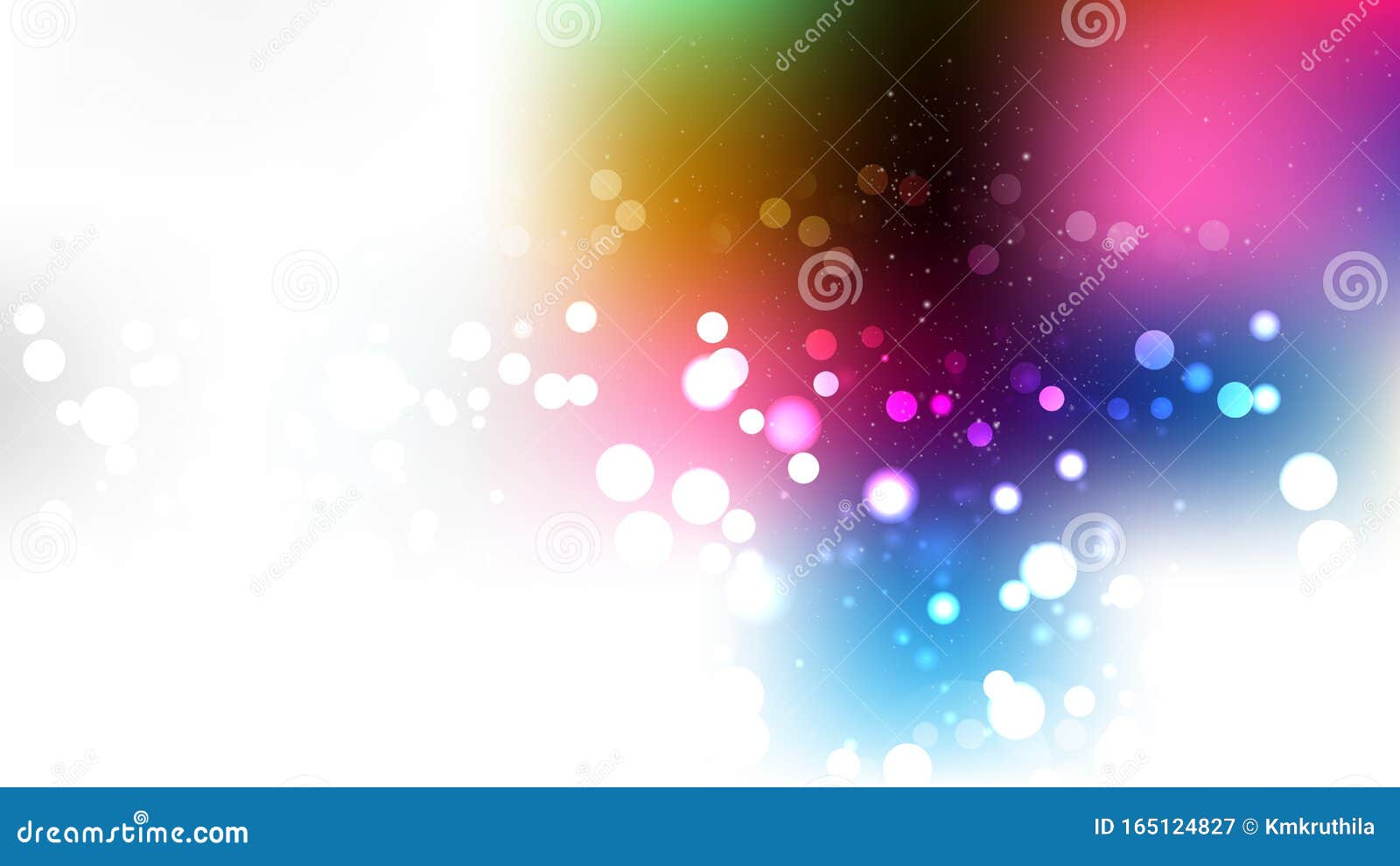 Colorful Blur Lights Background Stock Vector - Illustration of magic ...