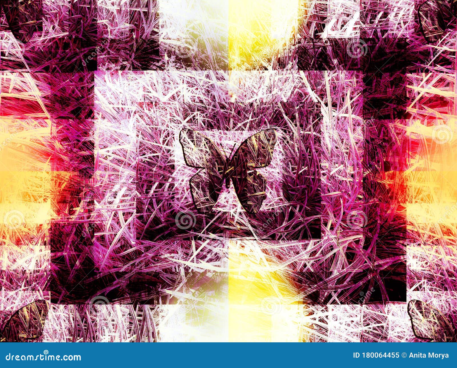 Colorful Blurred Rectangular Shaped Design Stock Illustration ...