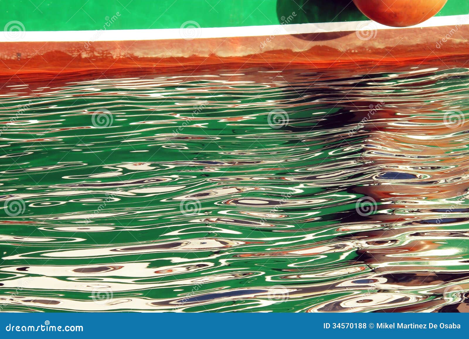 Colorful Boat Reflections on Wavy Water Stock Photo - Image of ...