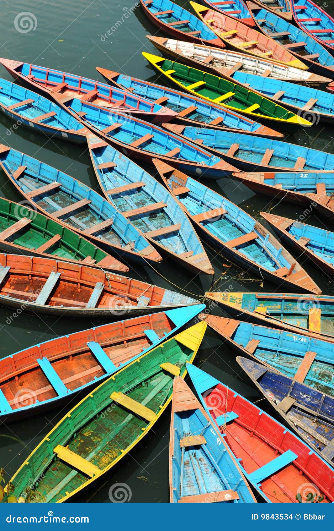Multicolor Boats Digital