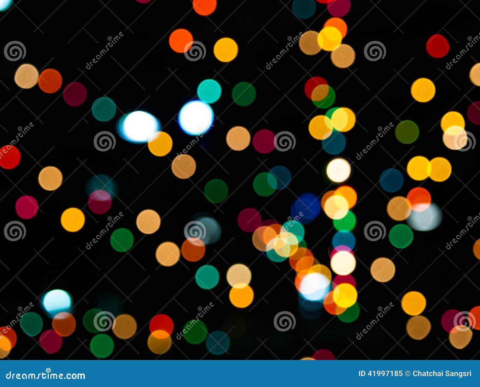 Colorful bokeh stock image. Image of decoration, bright - 41997185