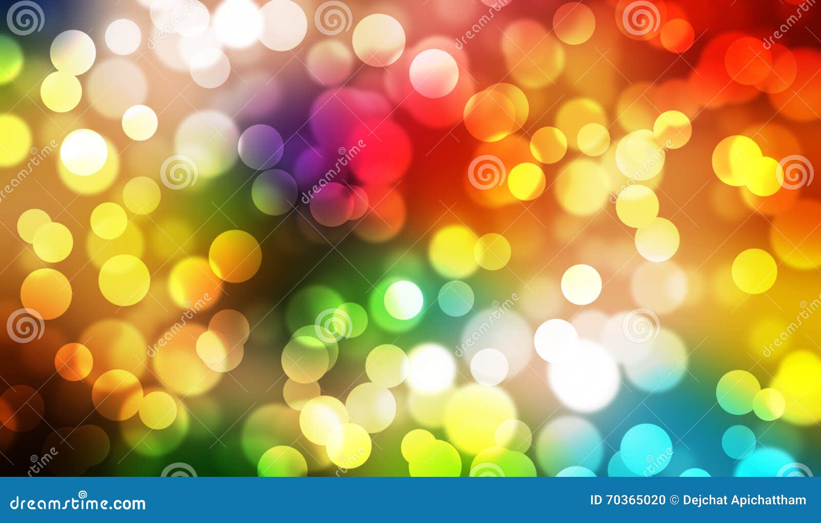 Colorful Bokeh Abstract Illustration Graphic Background Stock ...