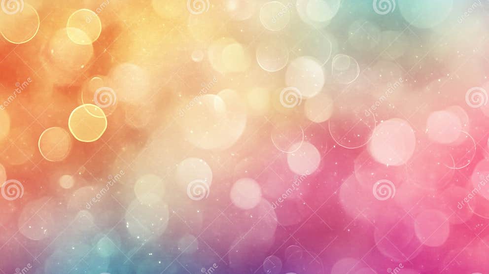 Colorful Bokeh Texture Background Evoking Joy and Creativity Stock ...