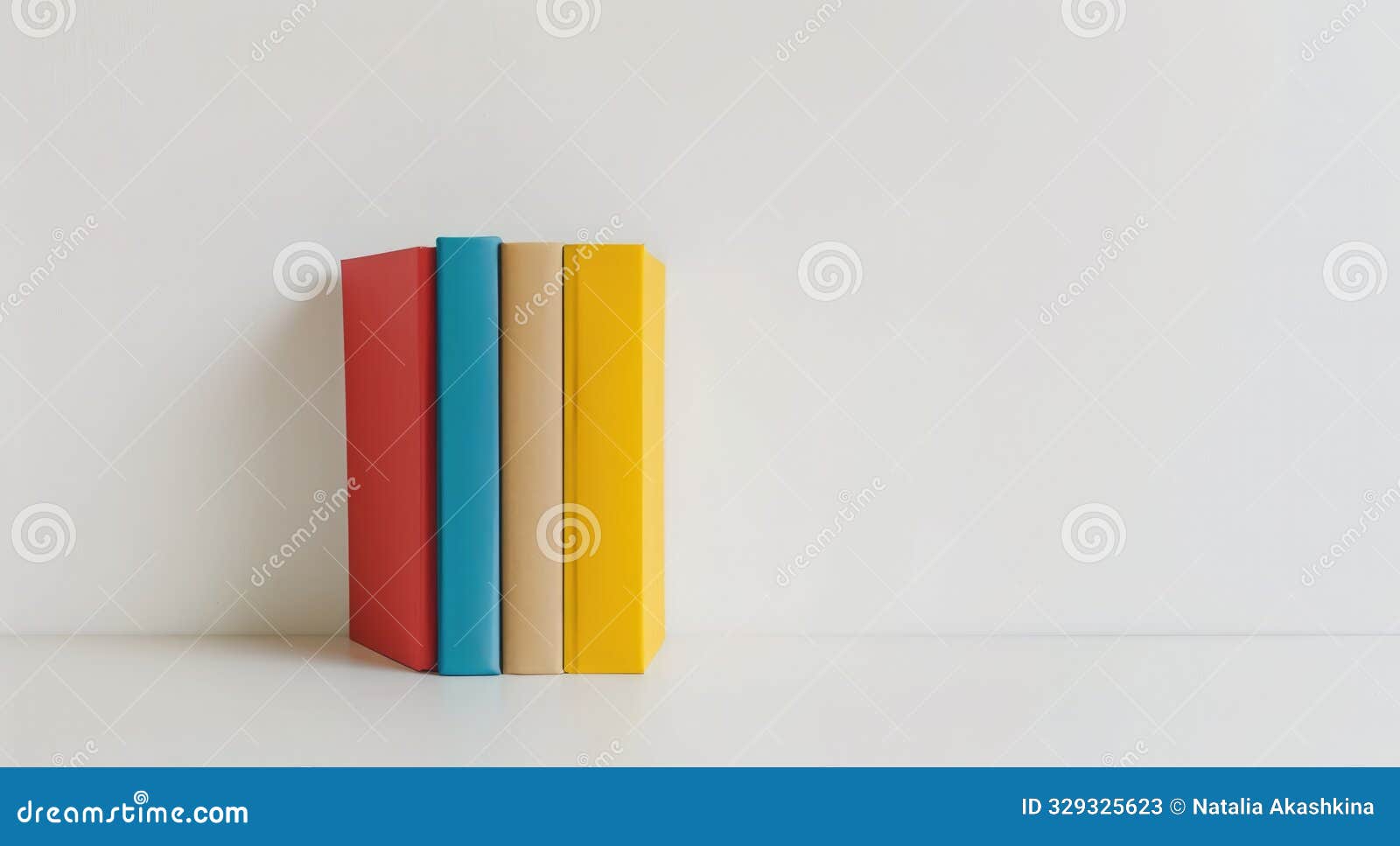 Colorful Book Stack on a Grey Backdrop, Suitable for School, Library ...