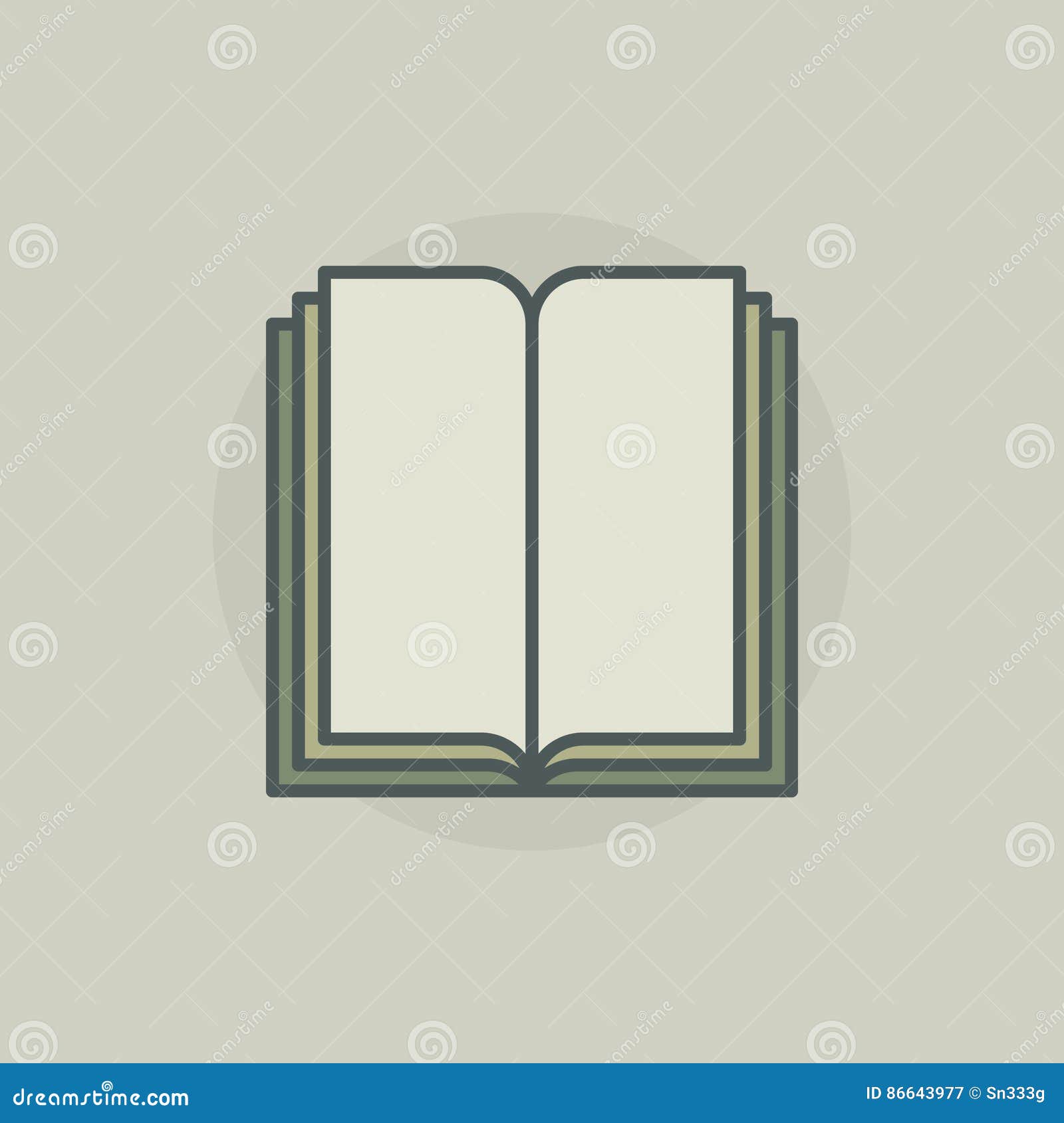 Colorful book symbol stock vector. Illustration of learning - 86643977