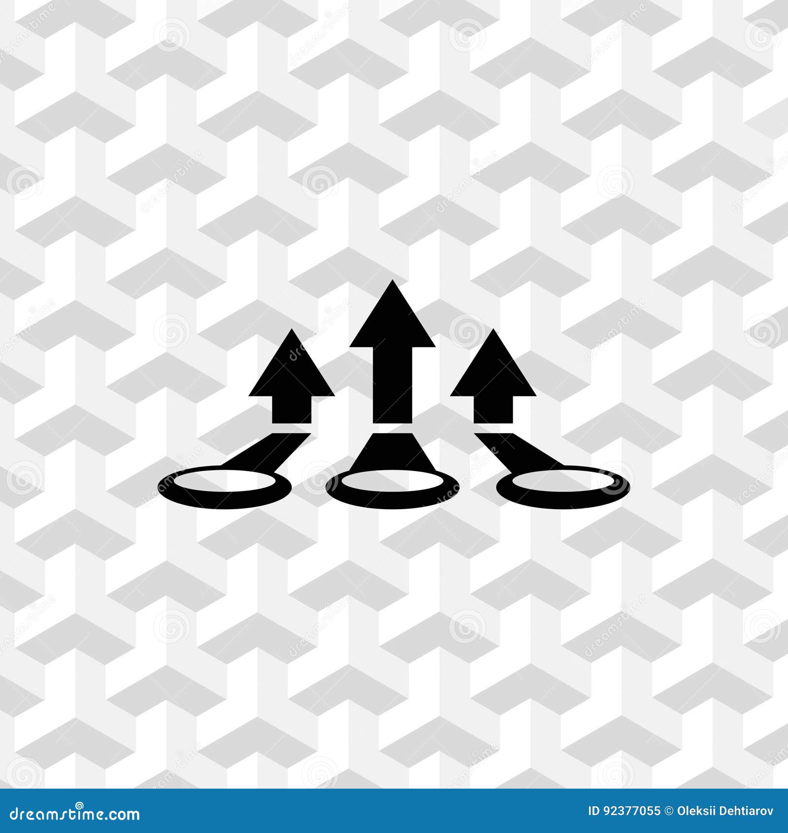 Colorful Bookmarks and Arrows Icon Stock Vector Illustration Flat ...