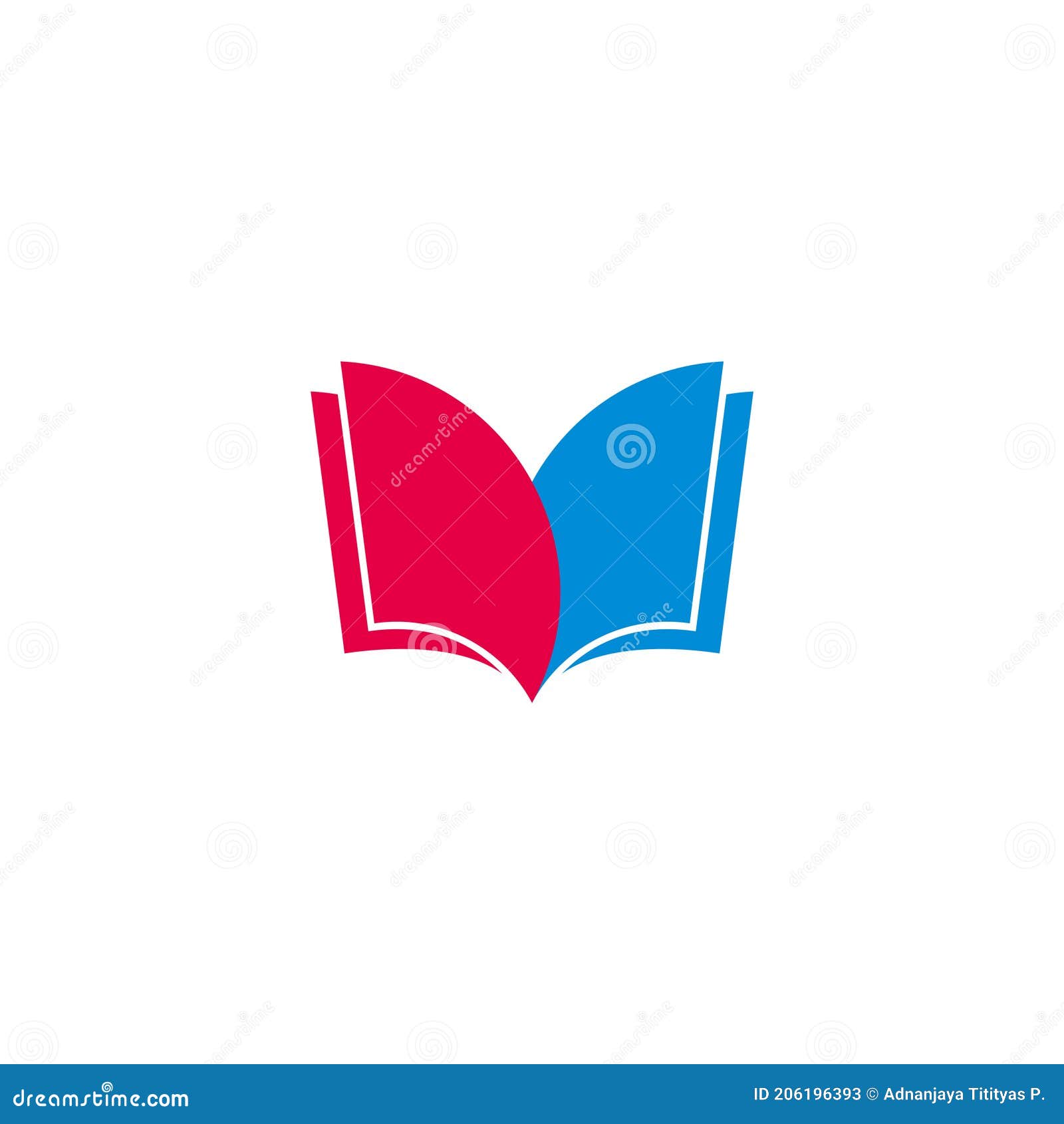 Colorful Books Talk Bubble Symbol Logo Vector Stock Vector ...
