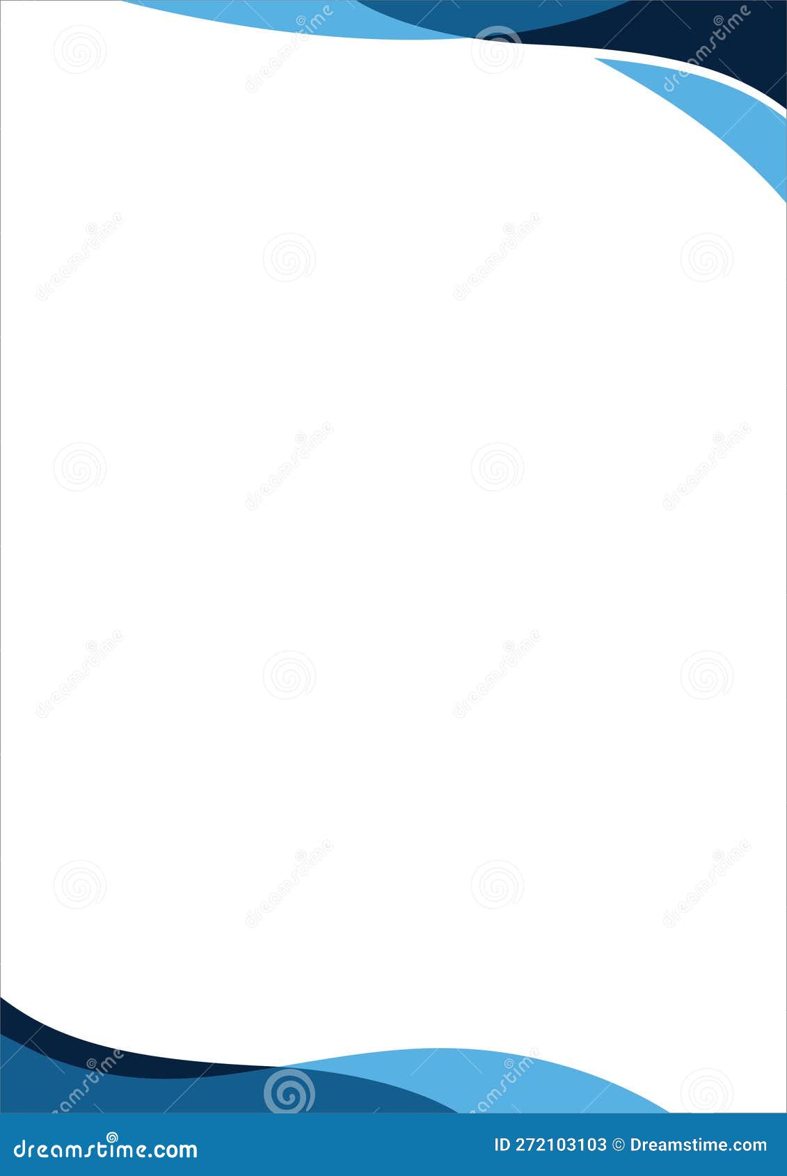 Colorful Border Design Template. Border Design Template Stock Vector ...