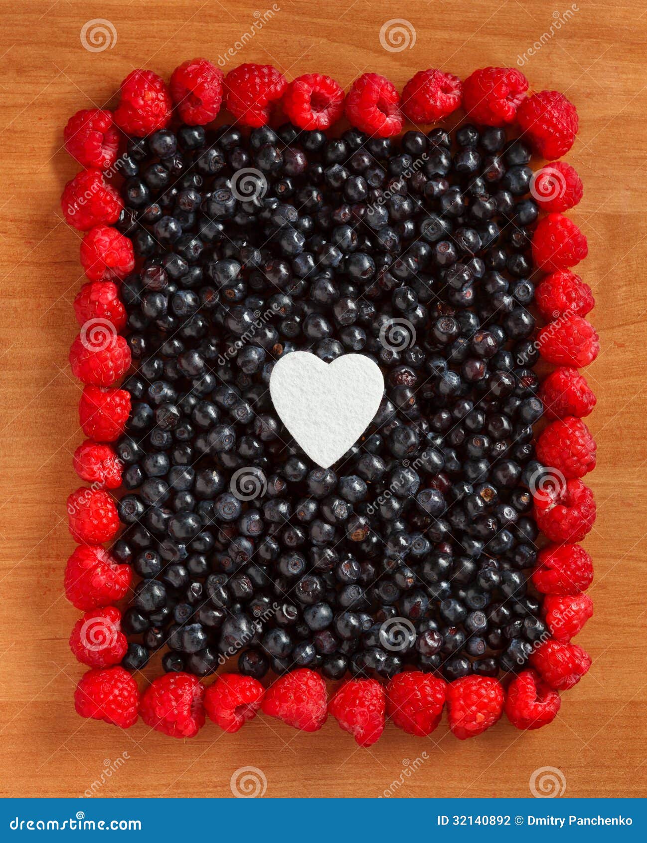 Colorful Border Frame Made of Berries Stock Photo - Image of blueberry ...