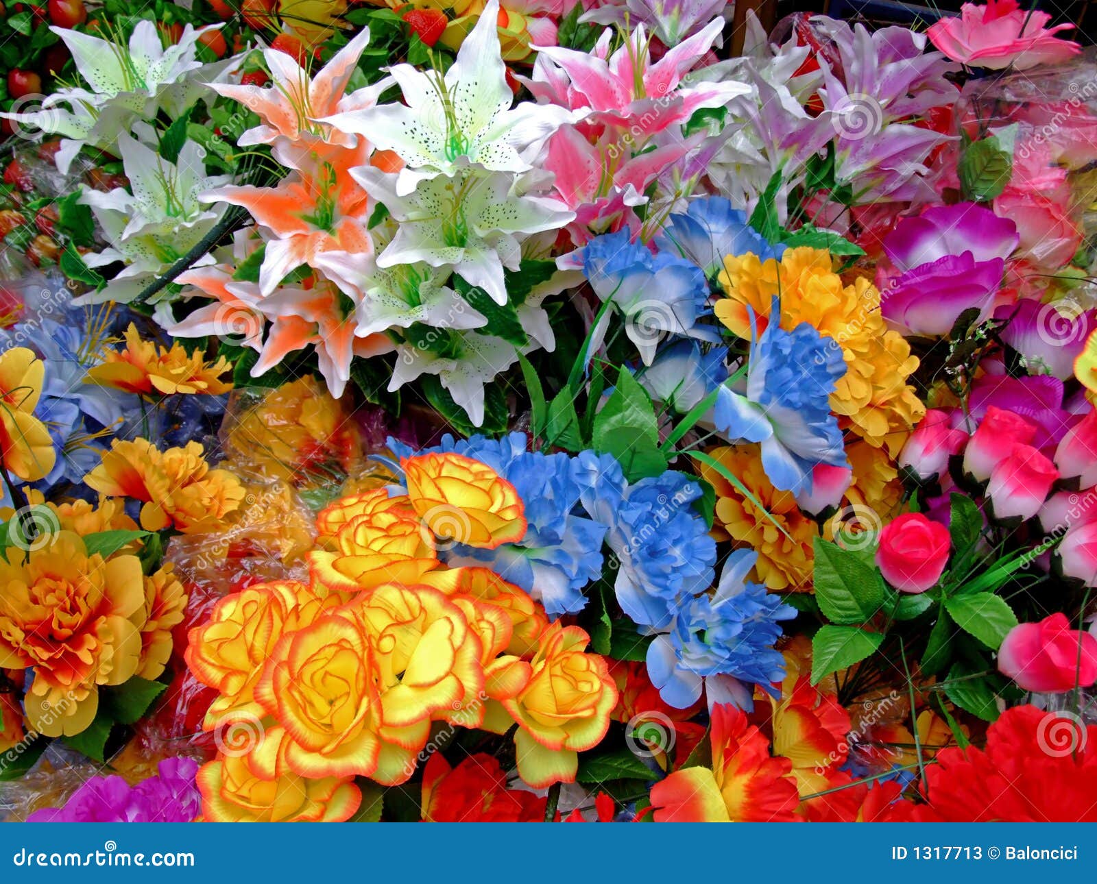 Colorful bouquet stock image. Image of flower, detail - 1317713