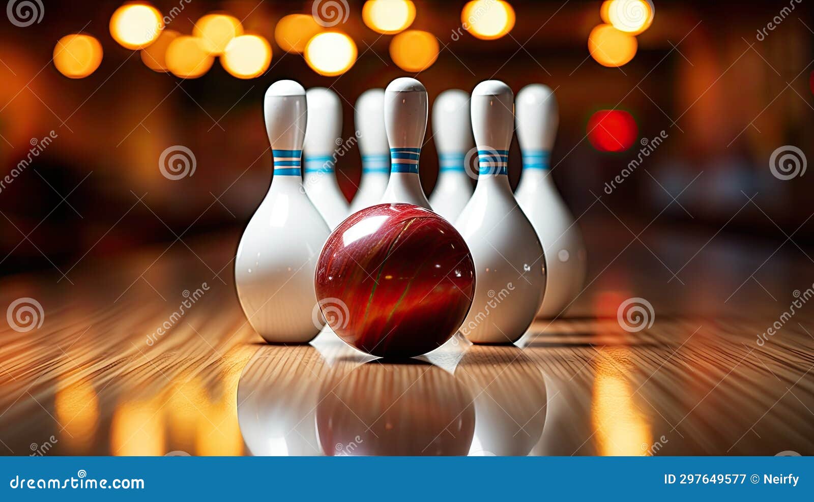 Colorful bowling pins stock illustration. Illustration of bright ...