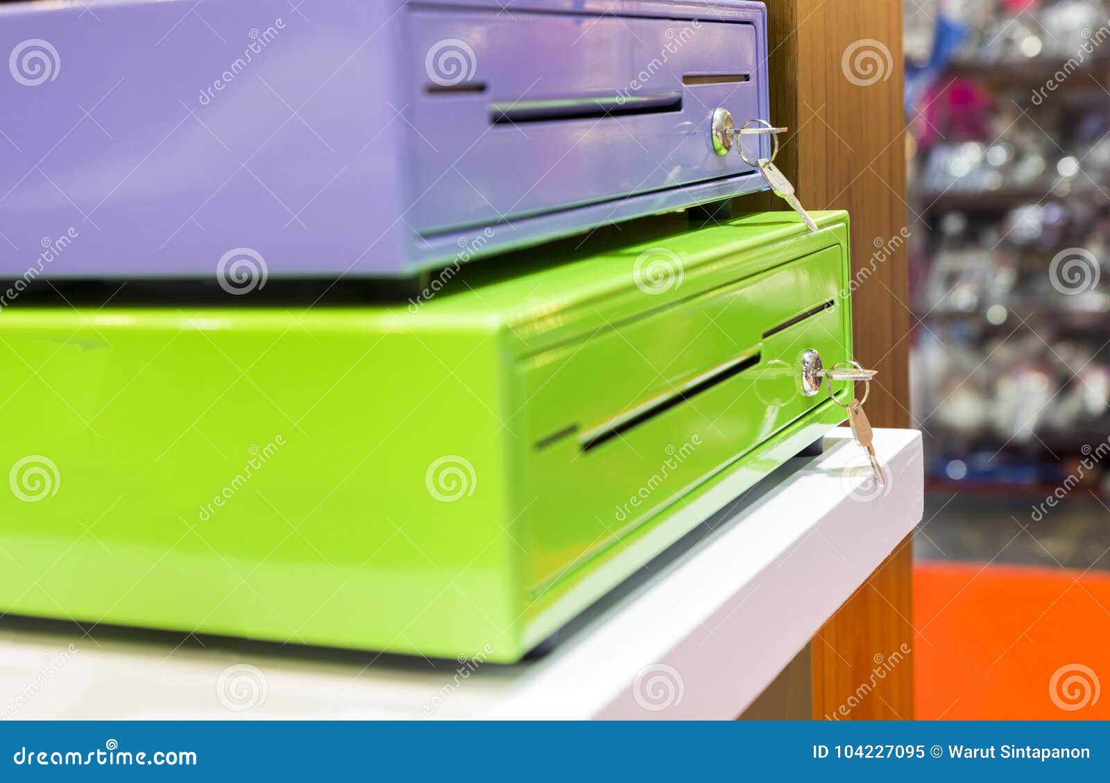 Colorful Box Safe with Keys Stock Image - Image of concept, modern ...