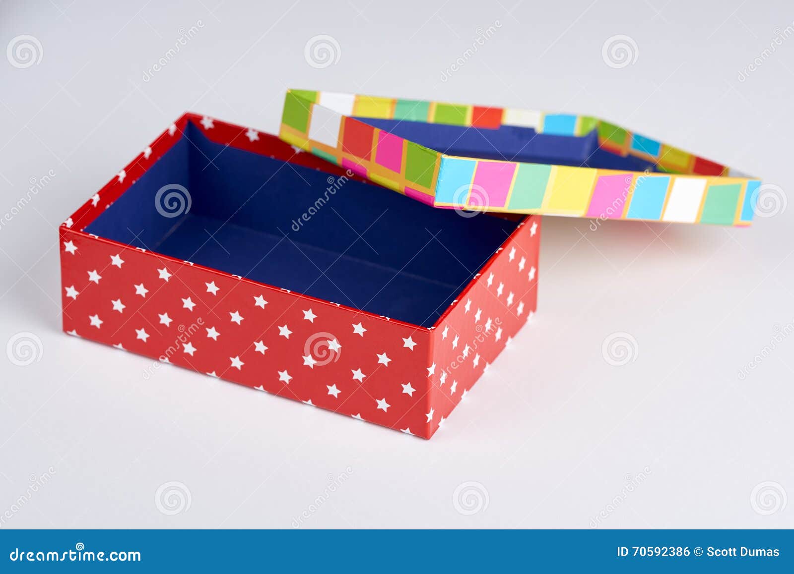 Colorful Box on White stock photo. Image of abstract - 70592386