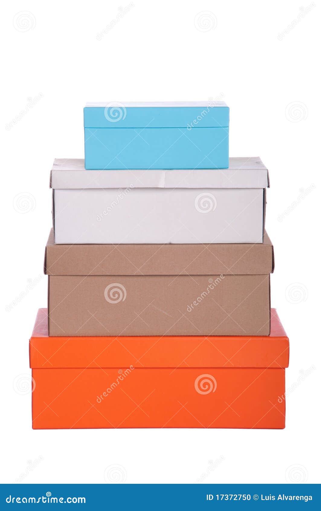 Colorful boxes stock photo. Image of blue, blank, packaging - 17372750