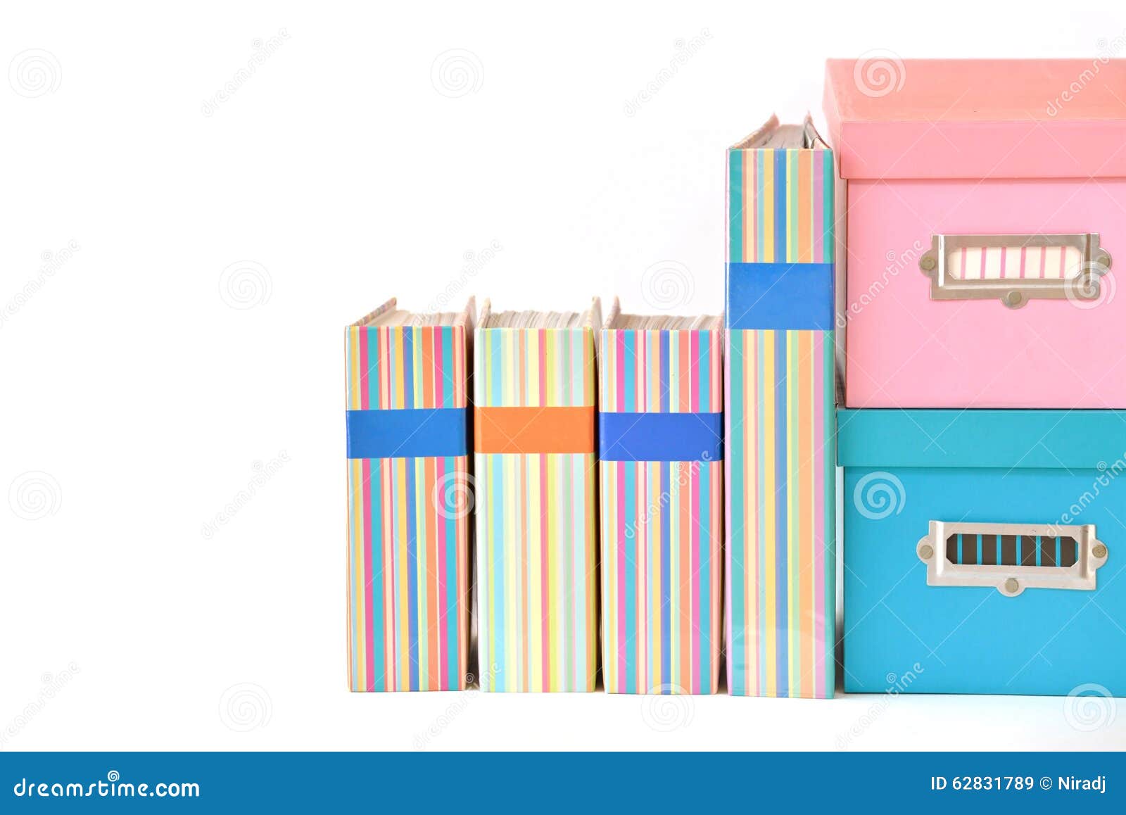 Colorful CDs In Boxes Royalty-Free Stock Photography | CartoonDealer ...