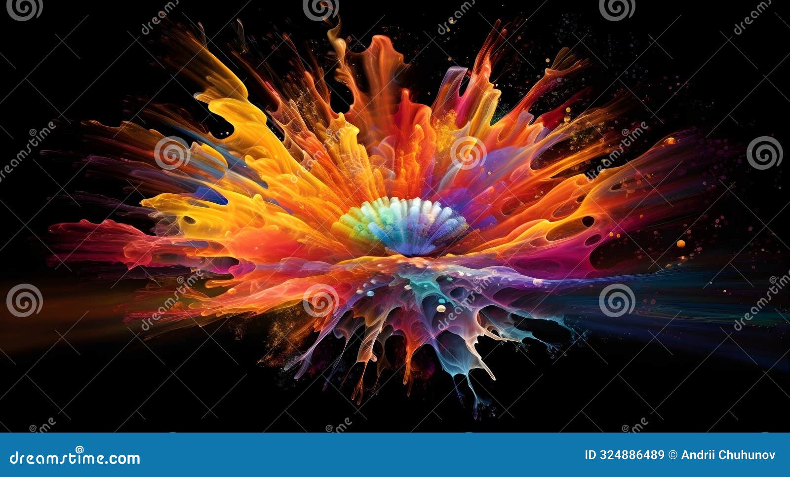 Colorful Brain Explosion Concept Stock Illustration - Illustration of ...