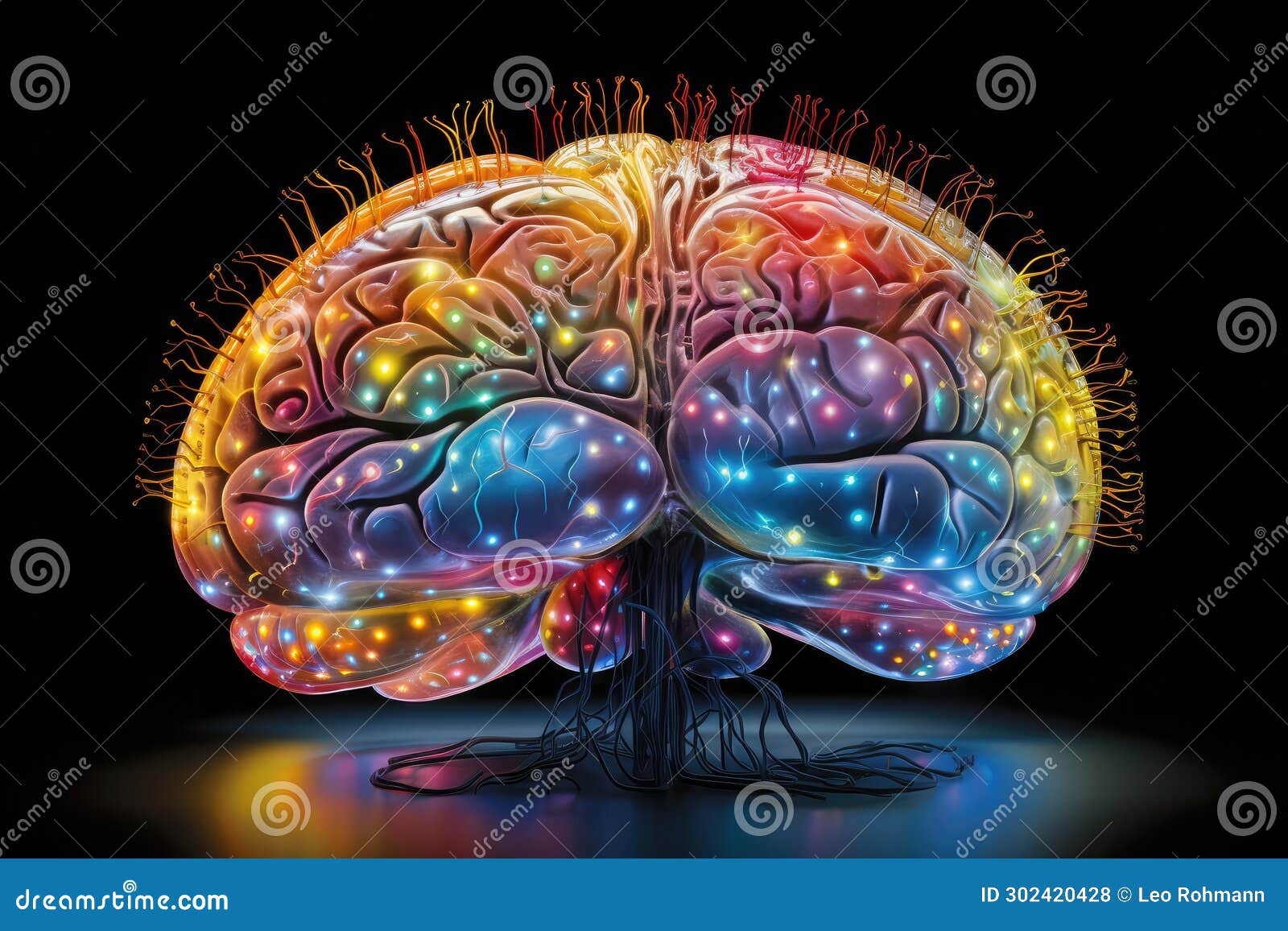 Colorful Brain Illustration, Cognitive Science, Educational Psychology ...