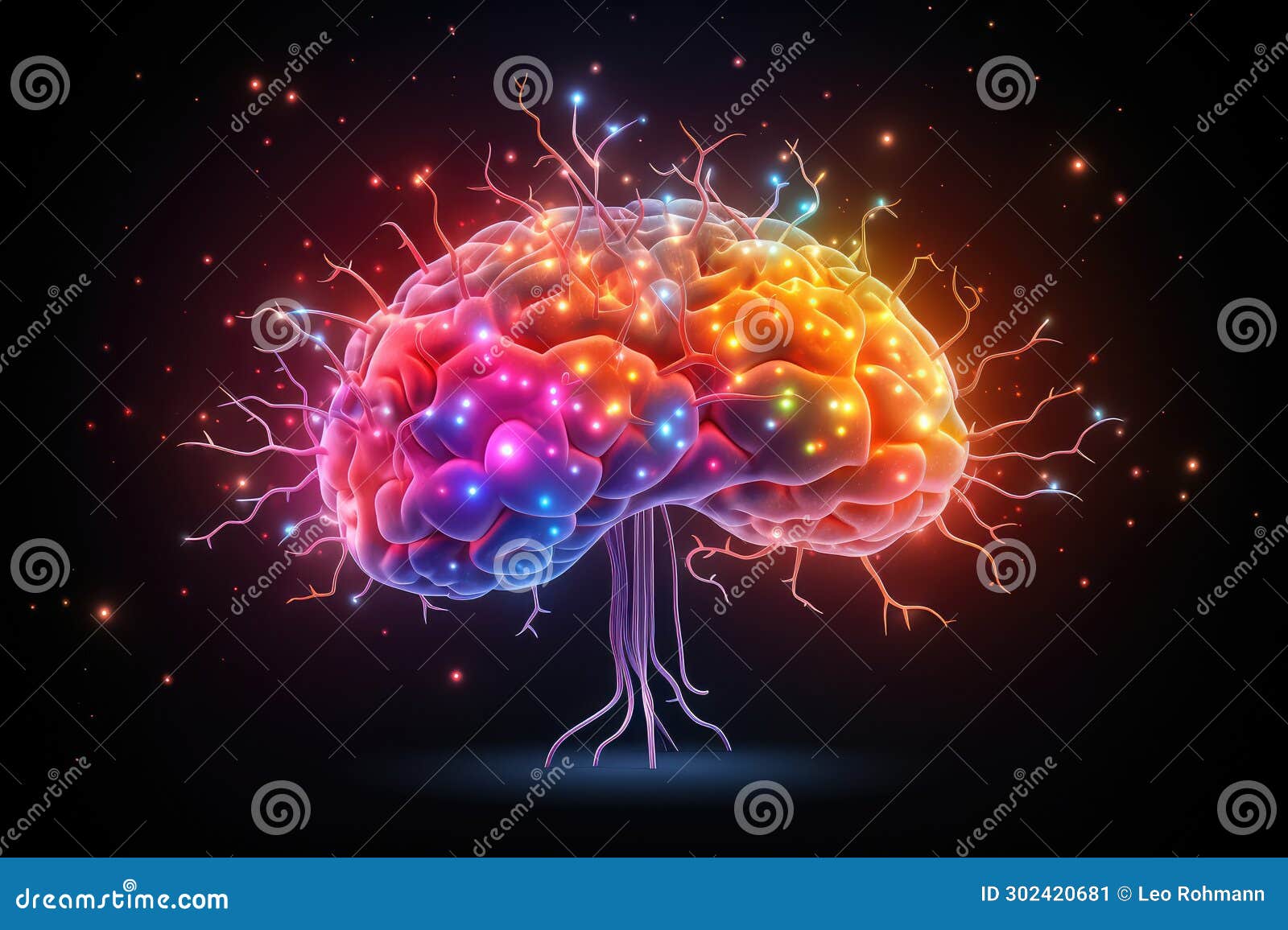 Colorful Brain Illustration, Cognitive Science, Educational Psychology ...