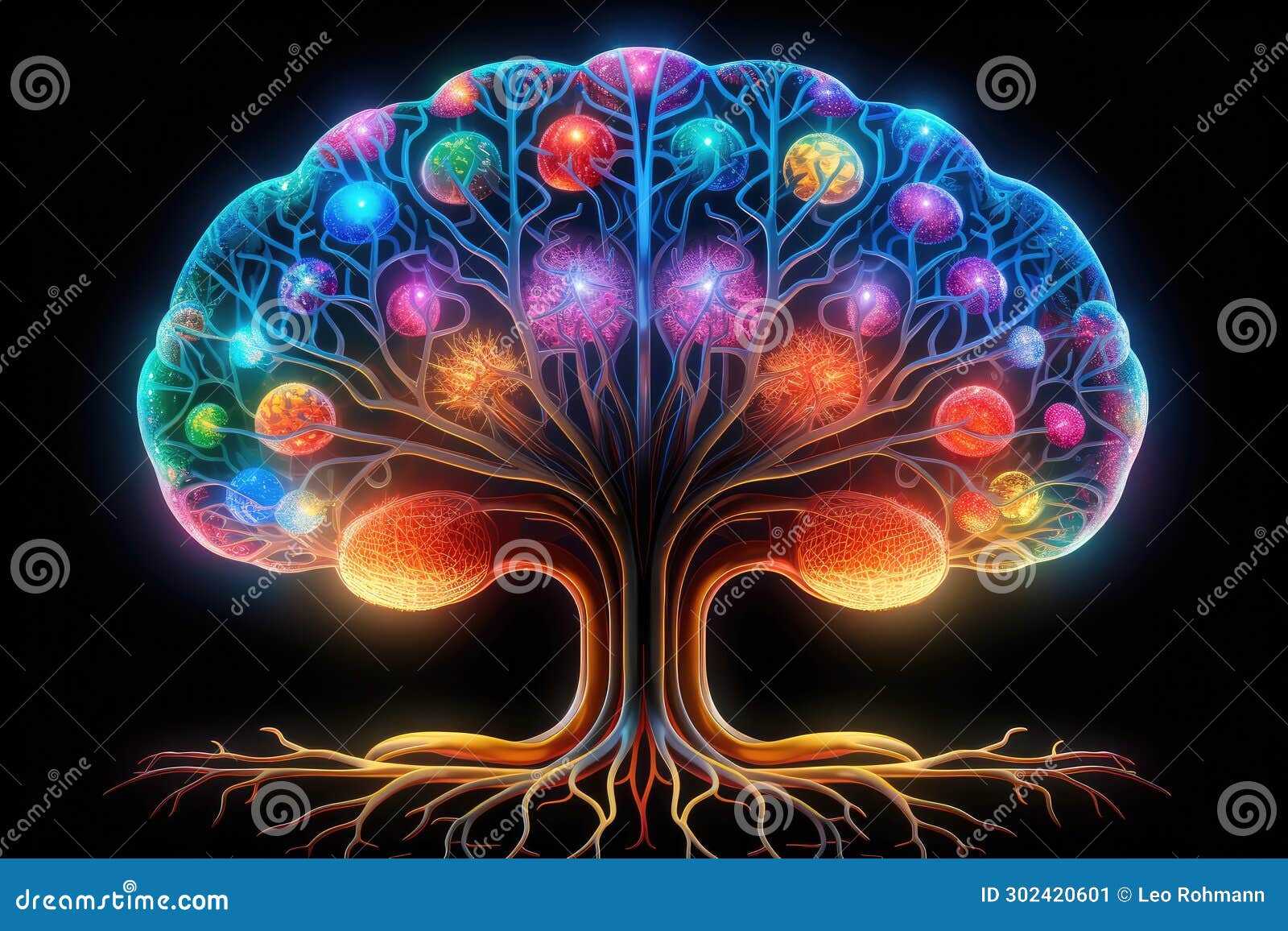 Colorful Brain Illustration, Cognitive Science, Educational Psychology ...