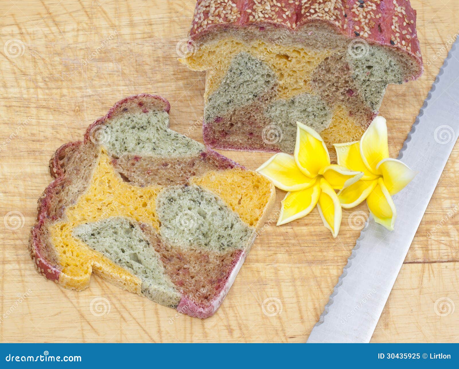 The colorful of bread stock image. Image of delicious - 30435925