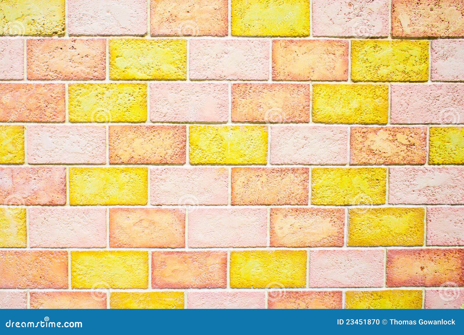 Colorful brick wall stock photo. Image of rectangle, colored - 23451870