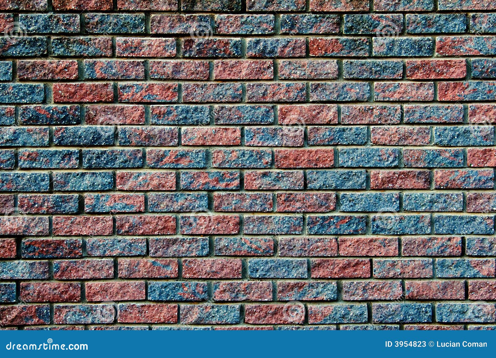 Colorful brick wall stock image. Image of bricks, facade - 3954823