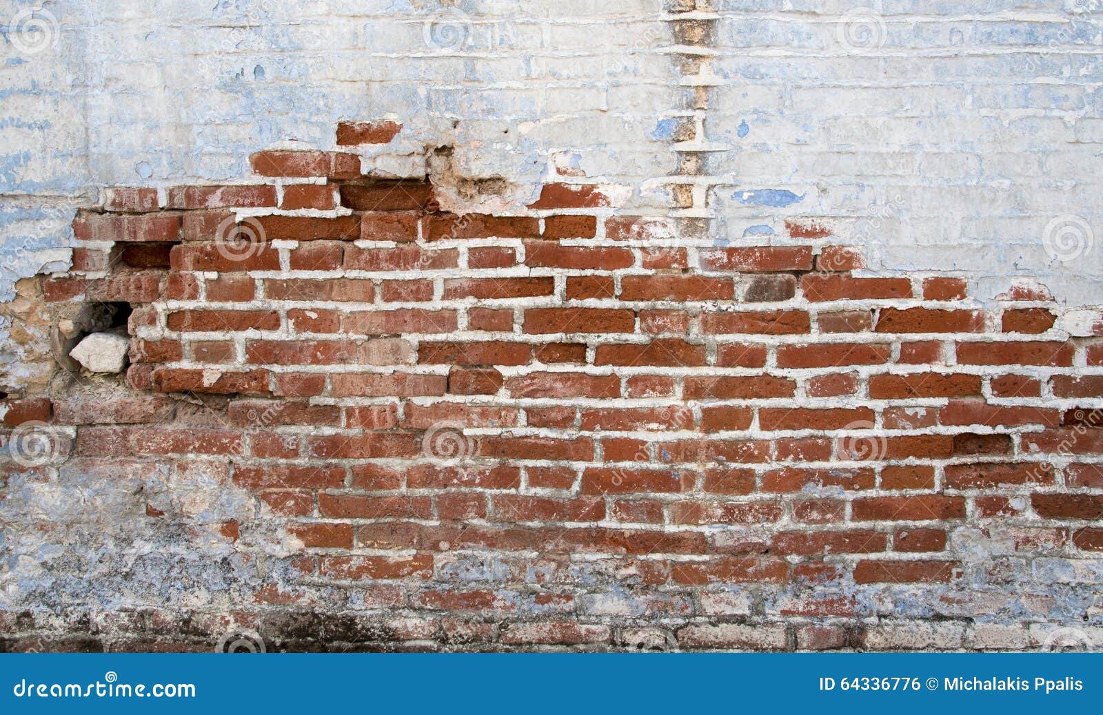 Colorful Brick Wall Background Stock Photo - Image of horizontal ...